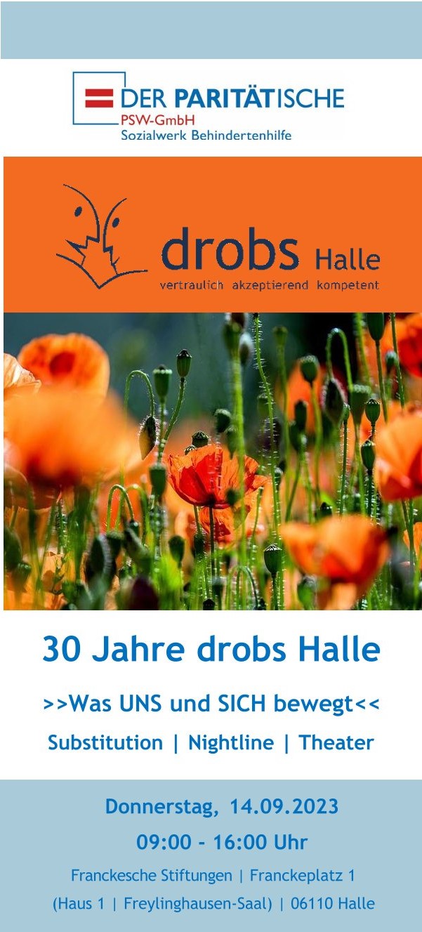 drobs Halle | 30 Jahre drobs 2023
